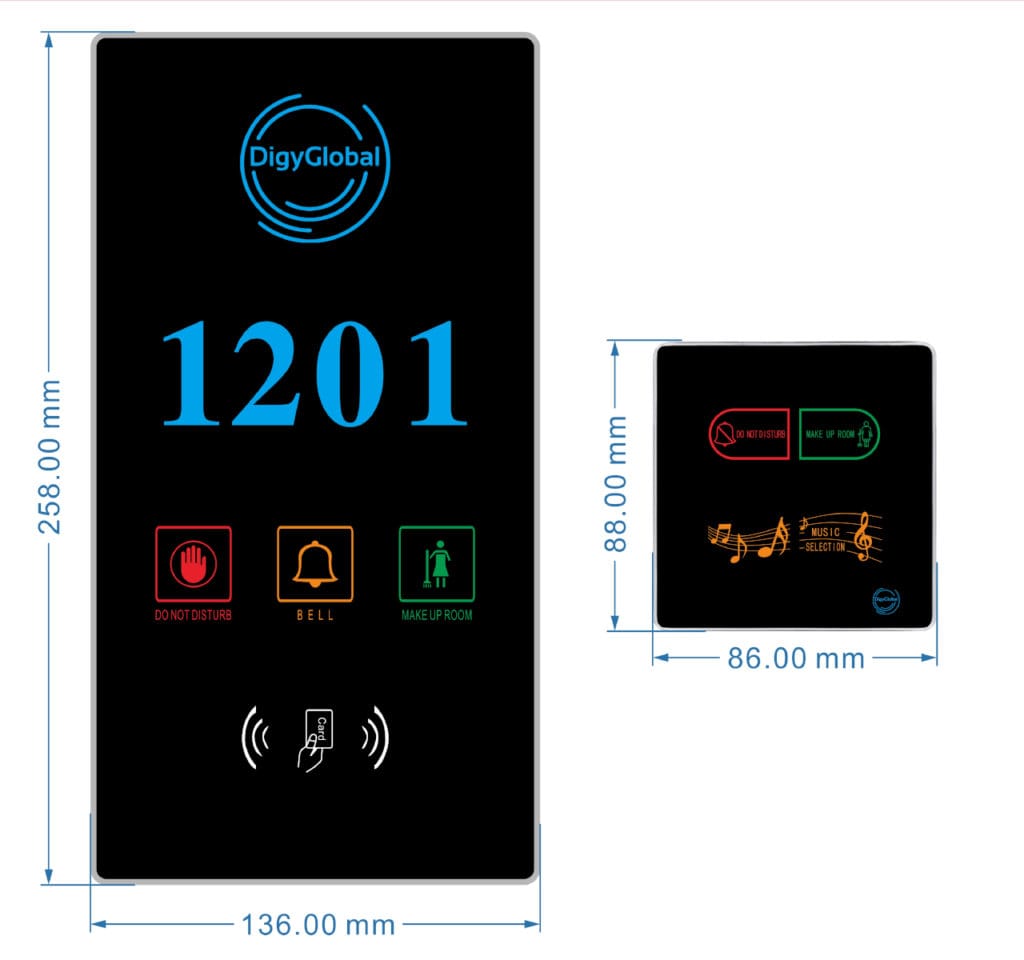 hotel room automation, smart hotel room, online guest room door lock, dnd